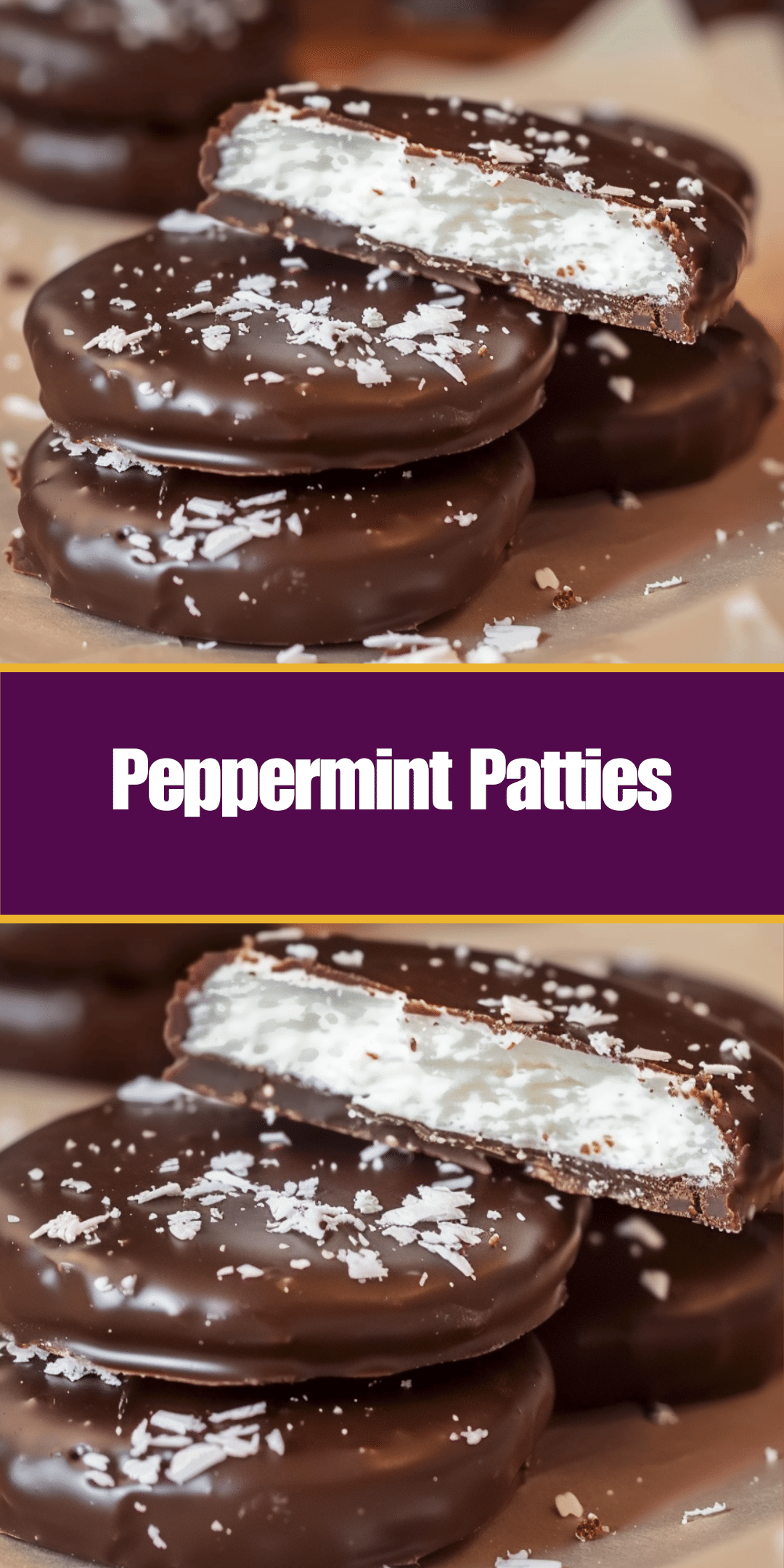 Homemade Peppermint Patties - Recipes Smile