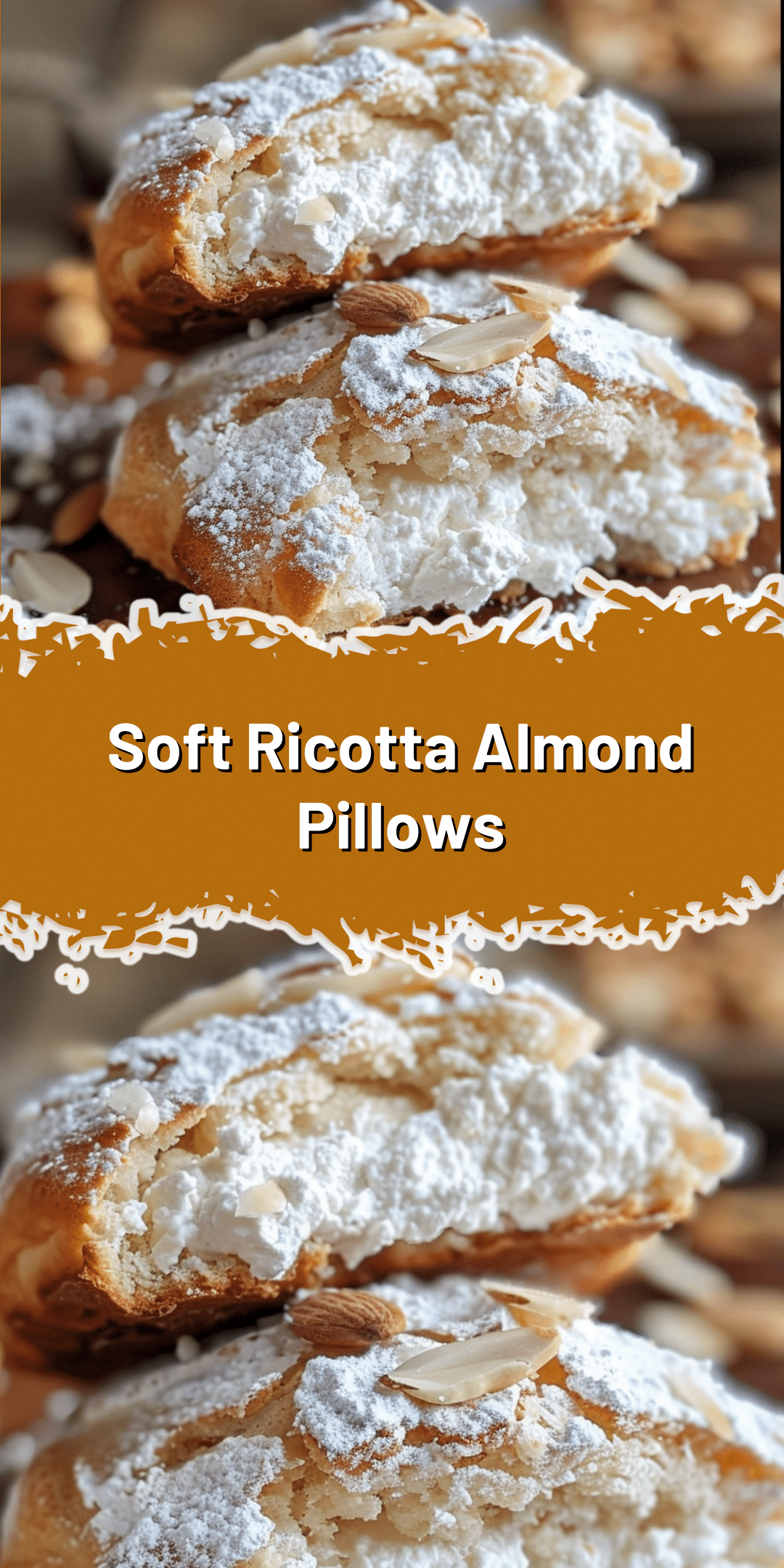 Soft Ricotta Almond Pillows - Recipes Smile