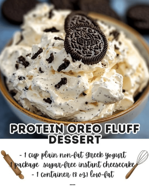 Protein Oreo Fluff Dessert - Recipes Smile