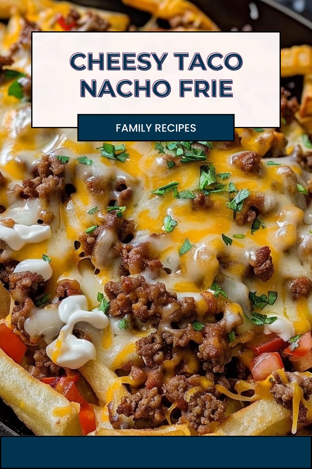 Cheesy Taco Nacho Fries - Recipes Smile