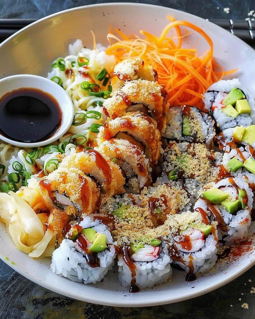 Crunch Roll Sushi Bowl - Recipes Smile