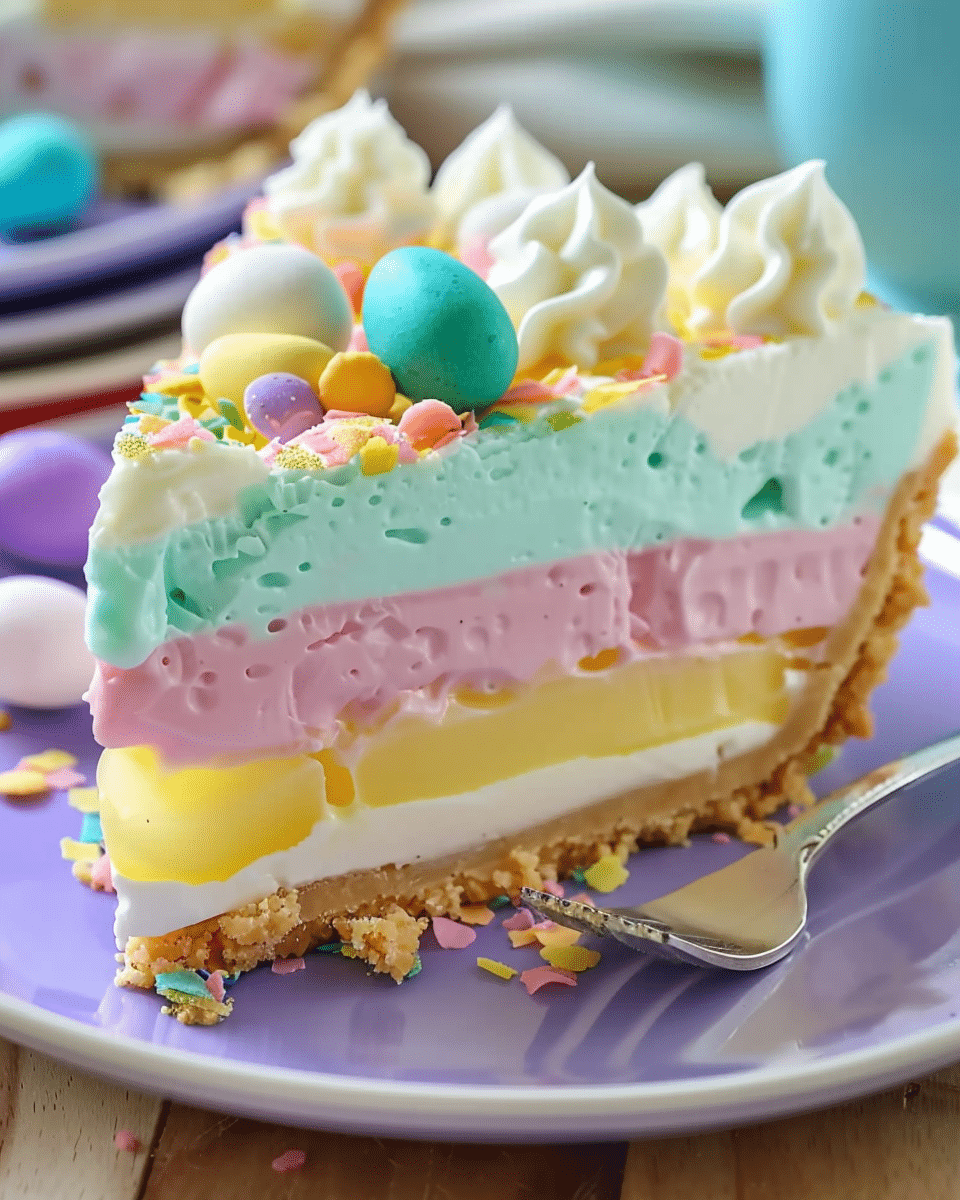 Easter Jell-O Pie Recipe - Recipes Smile