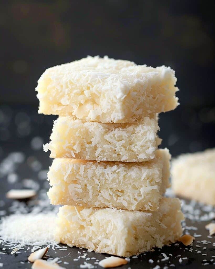 3-Ingredient Coconut Bars - Recipes Smile