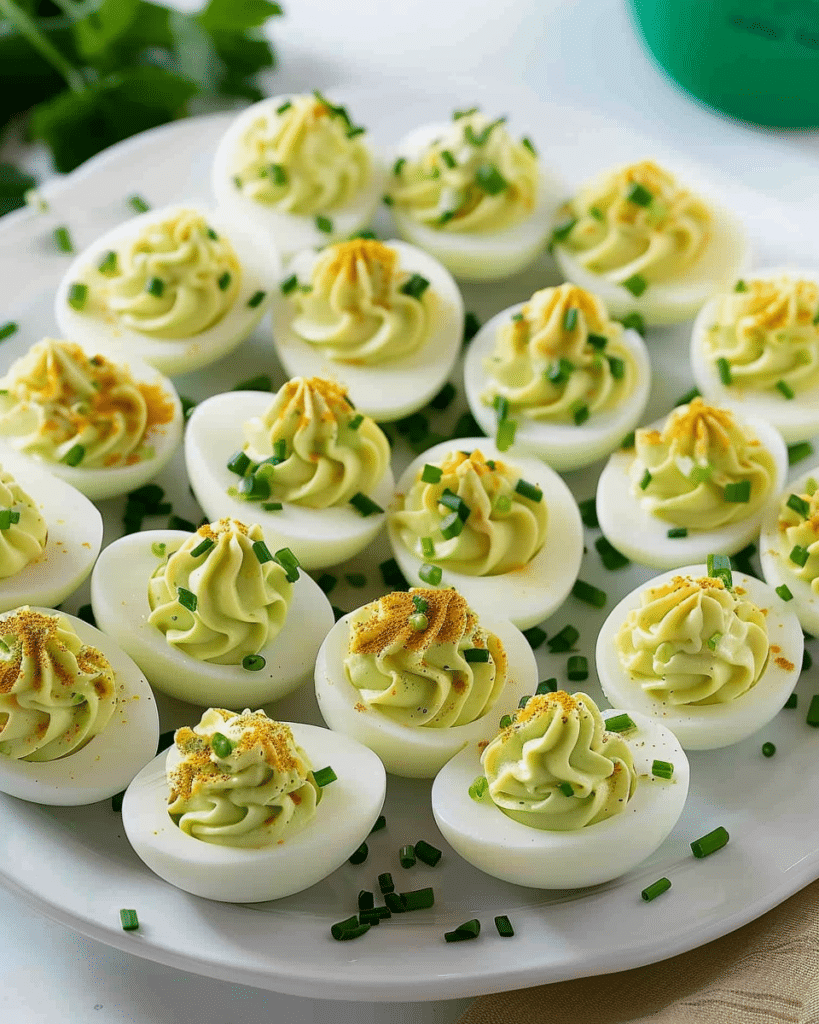 Easter Deviled Eggs - Recipes Smile