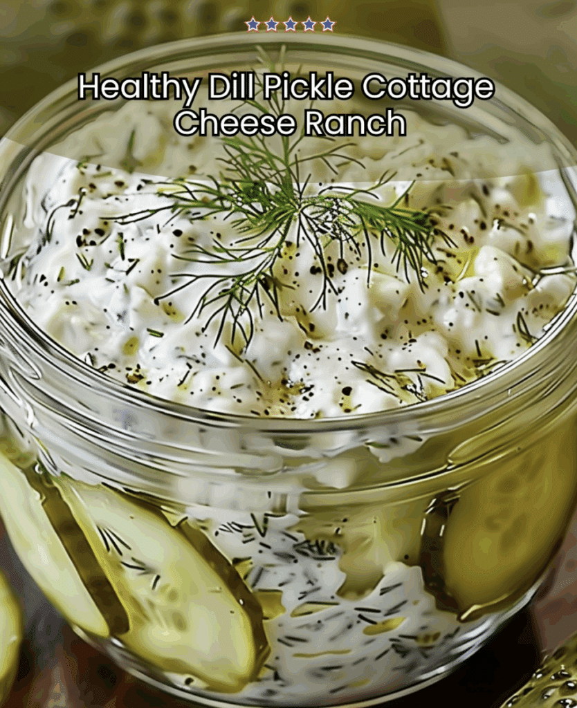 Healthy Dill Pickle Cottage Cheese Ranch - Recipes Smile