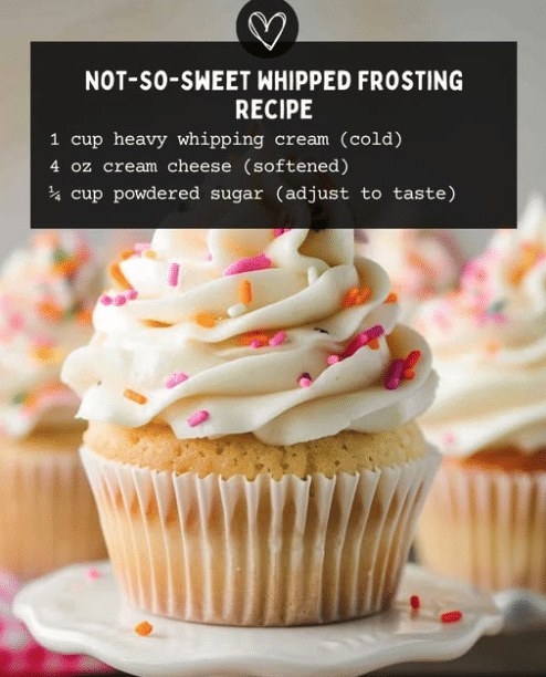 Not-So-Sweet Whipped Frosting Recipe - Recipes Smile